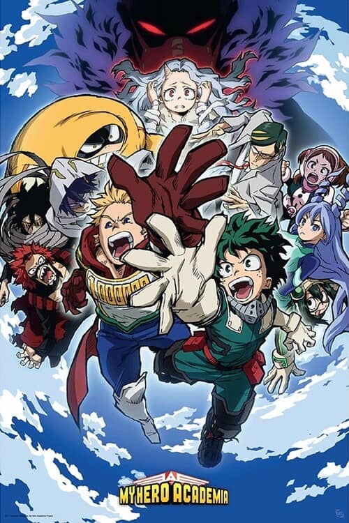 Poster, Filmposter My Hero Academia - Eri & Group 61x91,5 cm | wall-art.de