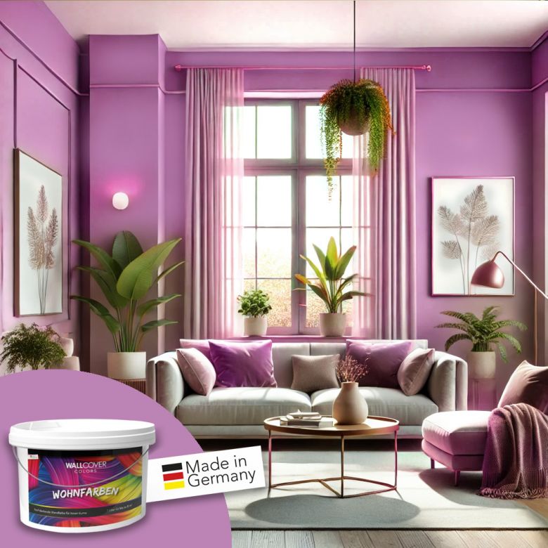 Wandfarbe für Innen matt WALLCOVER Colors Lila | wall-art.de