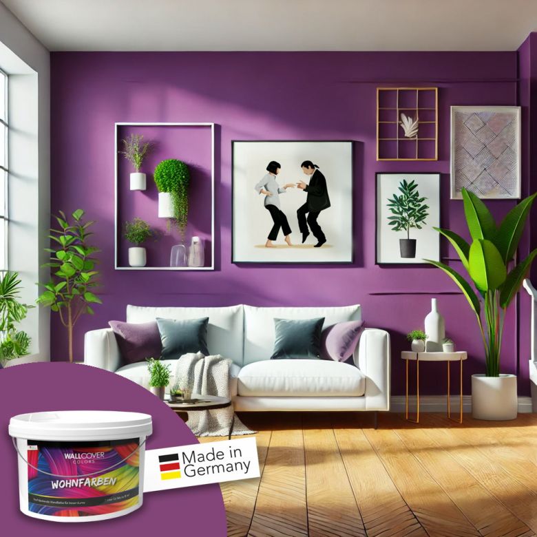 Wandfarbe für Innen matt WALLCOVER Colors Lila | wall-art.de