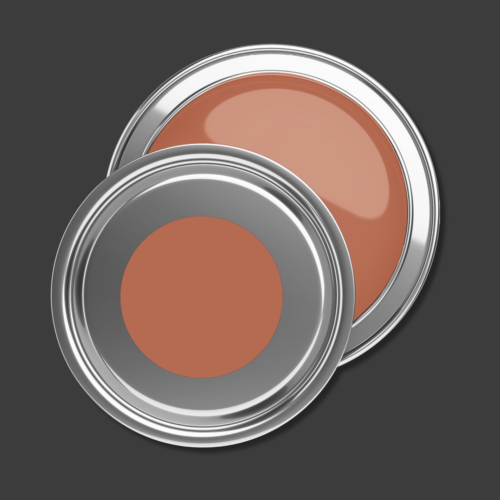 Premium muurverf rood - PURO c9008 stoffig oranje | wall-art.nl