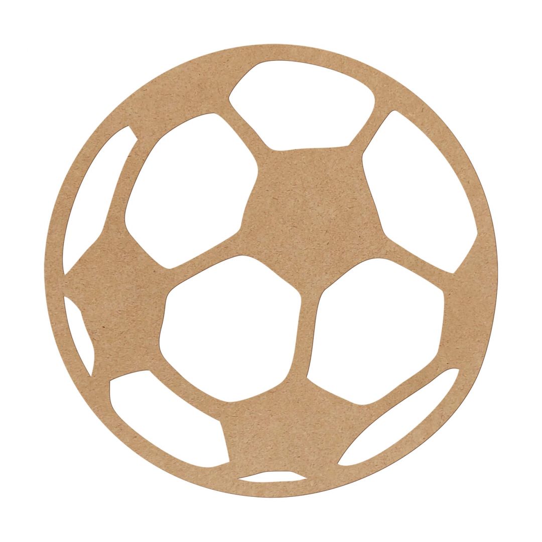 Décoration en bois MDF Football | wall-art.fr