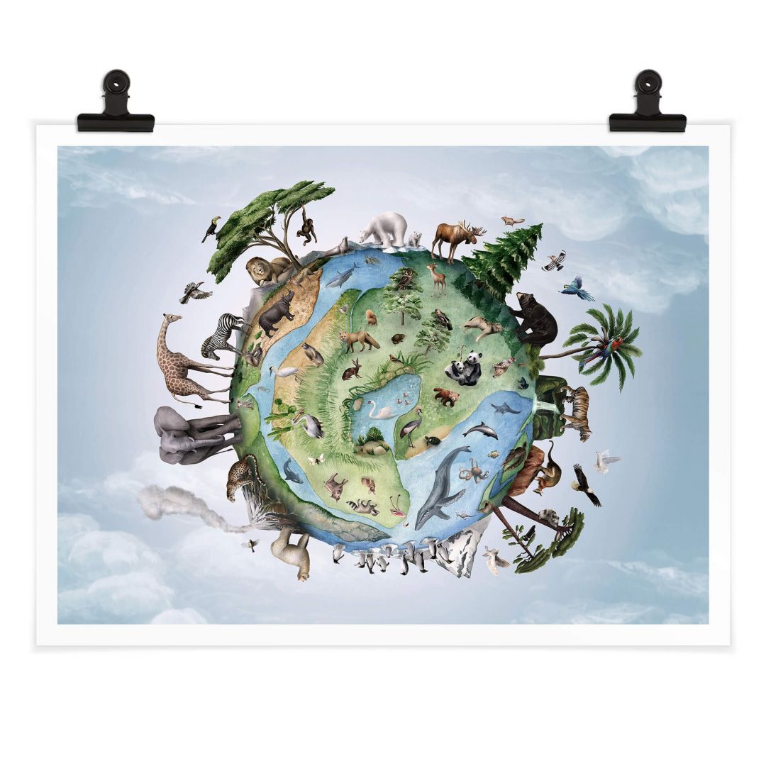Poster Kikki Belle - Welt der Tiere | wall-art.de
